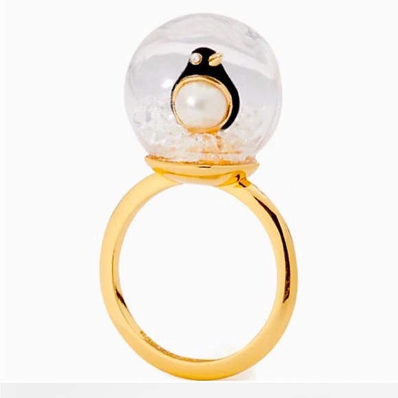 kate spade | Jewelry | Kate Spade Arctic Friends Penguin Snow Globe ...